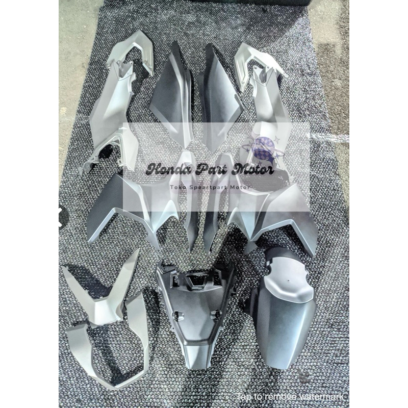 Jual Body Full Set Halus ADV 160 Baru Original Honda K0W warna Hitam ...