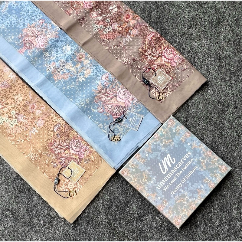 Jual UMAMA SCARVES BOX Hijab Segiempat Motif Umama Digital Laser Cut ...