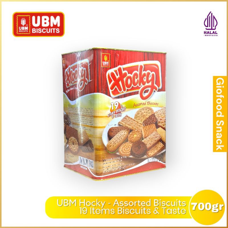 Jual UBM Hocky Assorted Biscuits 700gr - Biskuit Aneka Rasa Cemilan ...