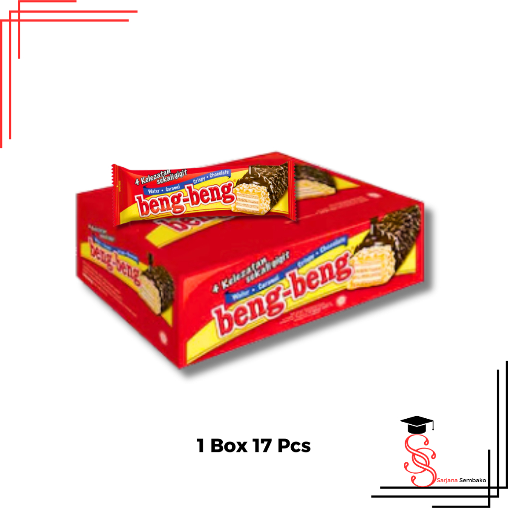 Jual Beng-Beng Wafer Chocolate - 1 Box 17 Pcs | Shopee Indonesia