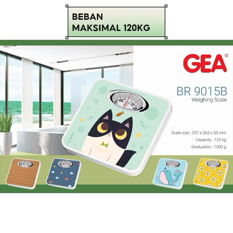 Jual GEA BR9015B / BR-9015B - Timbangan Badan Manual | Shopee Indonesia