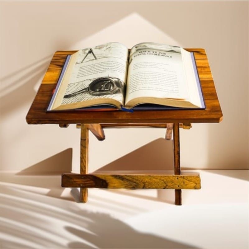 Jual Meja Baca Al Qur'an Meja Ngaji Lipat Kayu Meja Belajar Portable ...