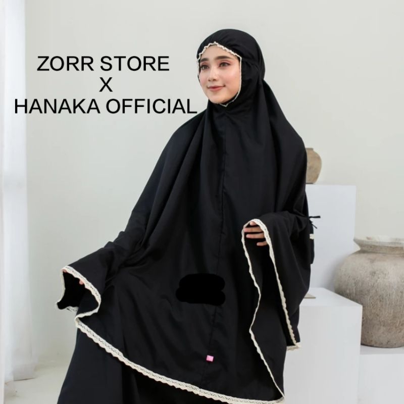 Jual HANAKA Mukena Travelling TRENDY Katun Premium Dewasa Jumbo 2in1 ...