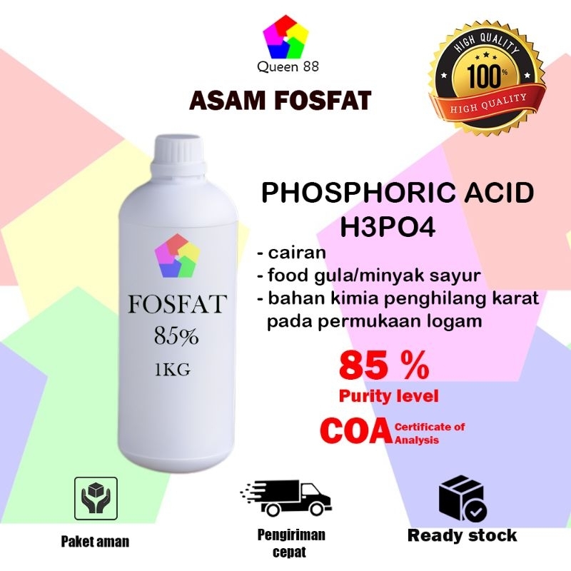 Jual H3PO4 Fosfat 1kg / Phosephoric / Food Grade / Ex China Murah | Shopee Indonesia