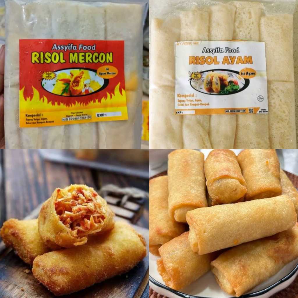 Jual Risol Kampung isi ayam suwir ori & ayam suwir pedas isi 10pcs ...