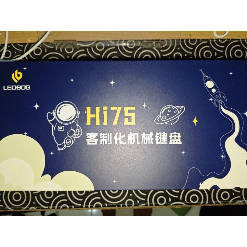 Jual Leobog Hi75 RGB White | Shopee Indonesia