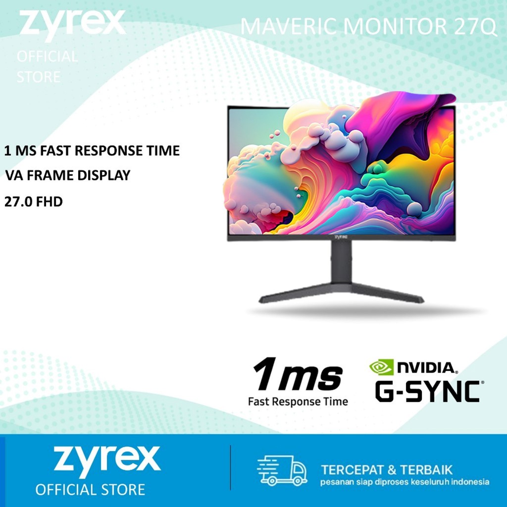 Jual ZYREX MAVERIC MONITOR 27Q 27" FHD 170HZ | Shopee Indonesia