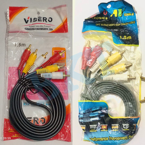 Jual KABEL RCA 3 JALUR 1.5M / KABEL 3 RCA - 3 RCA | Shopee Indonesia