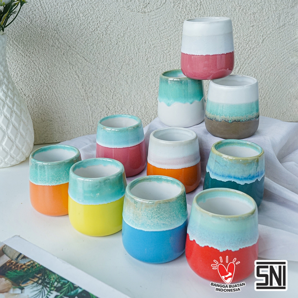 Jual Naruna Cangkir Teh Keramik Tea Cup Sora | Shopee Indonesia