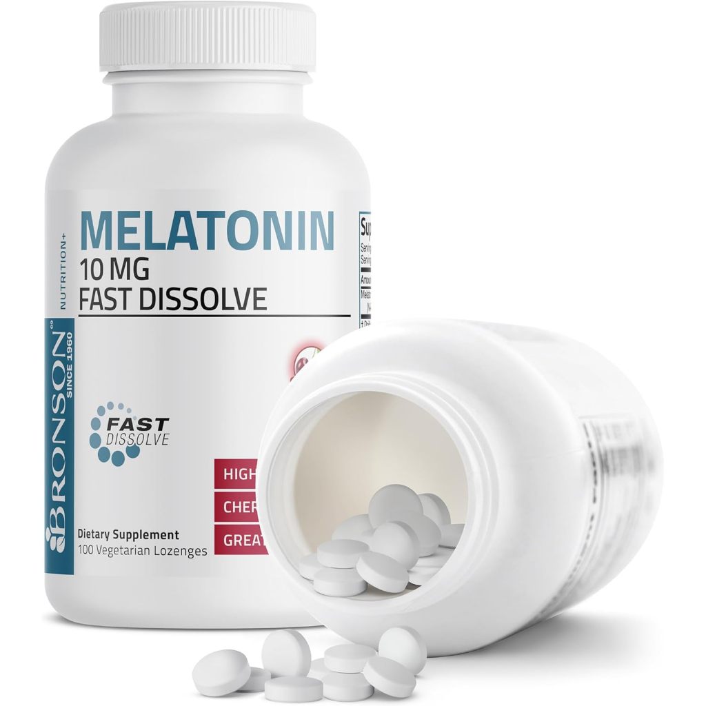 Jual Bronson Melatonin 10mg Fast Dissolve Cherry Flavored Tablets ...