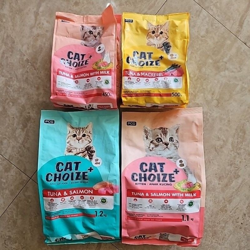 Jual CAT CHOIZE PLUS 1.1KG 1.2KG 450G 500G PAKAN MAKANAN KUCING KERING ...