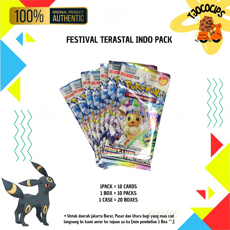 Jual POKEMON Booster PACK Indonesia Festival Terastal ex SV8A | Shopee Indonesia