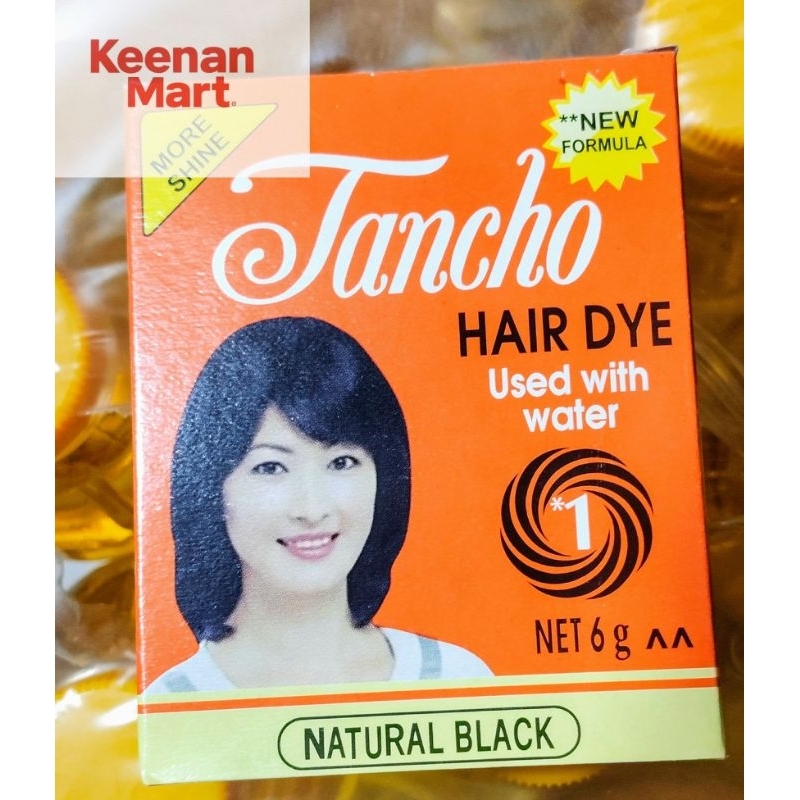 Jual Tancho Hair Dye - Pewarna Rambut Bubuk Natural Black (6g) | Shopee ...