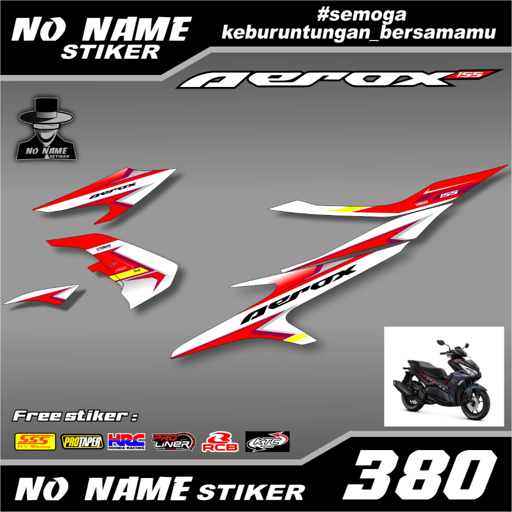 Jual Stiker striping Decal Semifullbody YAMAHA NEW AEROX 155cc - 2025 ...