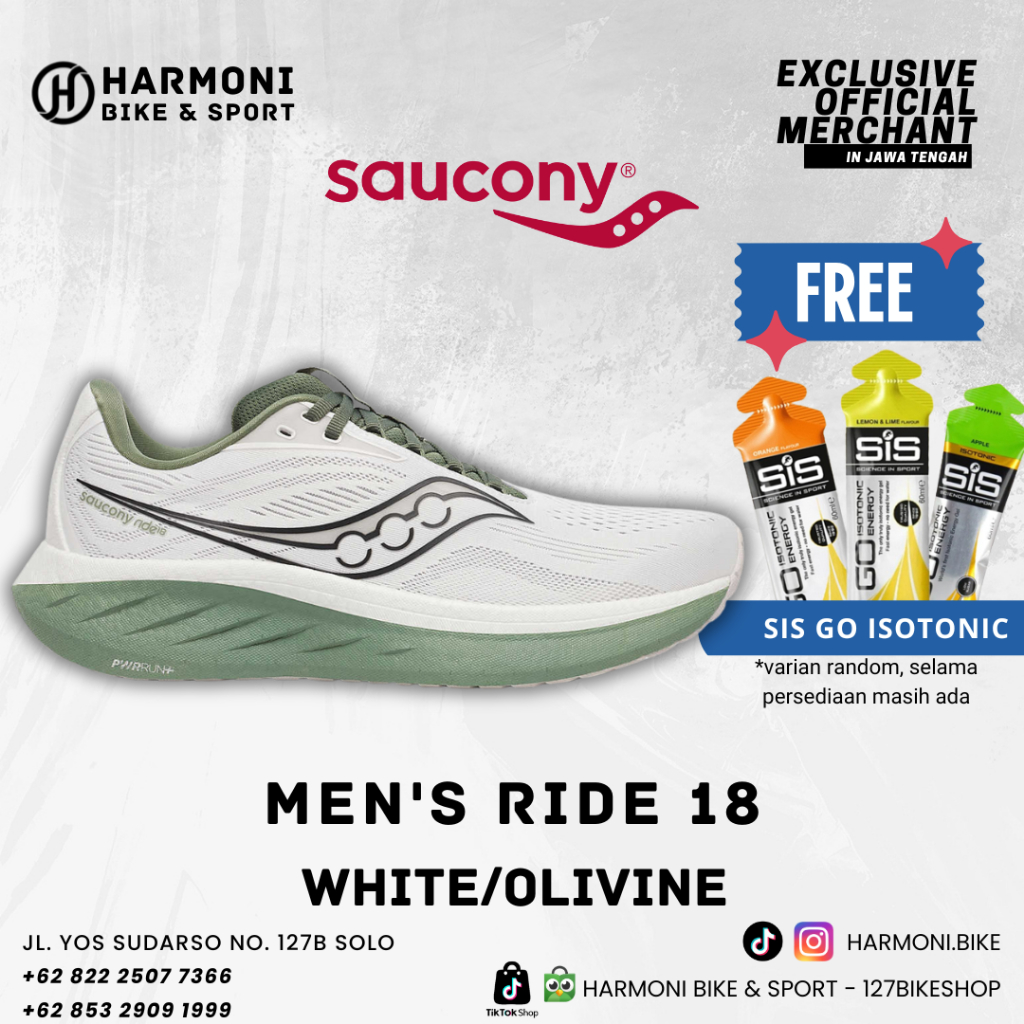 Jual SAUCONY RIDE 18 Men Sepatu Lari Pria | Shopee Indonesia