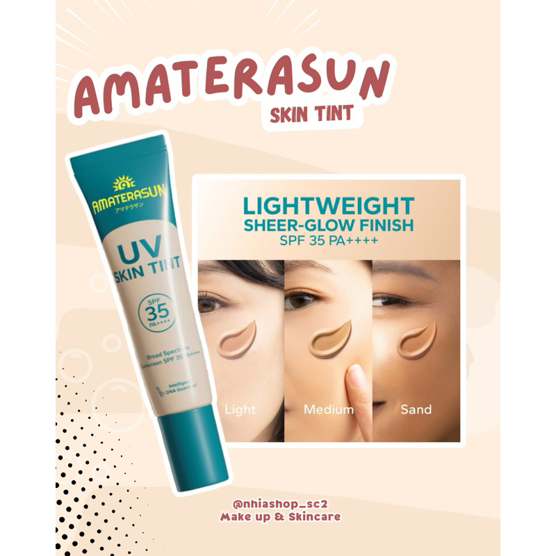 Jual NHASHOP- Amaterasun UV Skin tint SPF 35 PA++++ | Shopee Indonesia