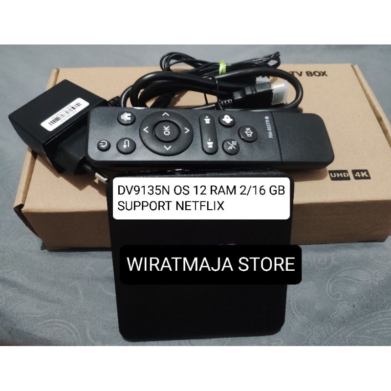 Jual STB ANDROID MYREP DV9135N OS 12 RAM 2/16 GB 4K ULTRA HD NETFLIX ...