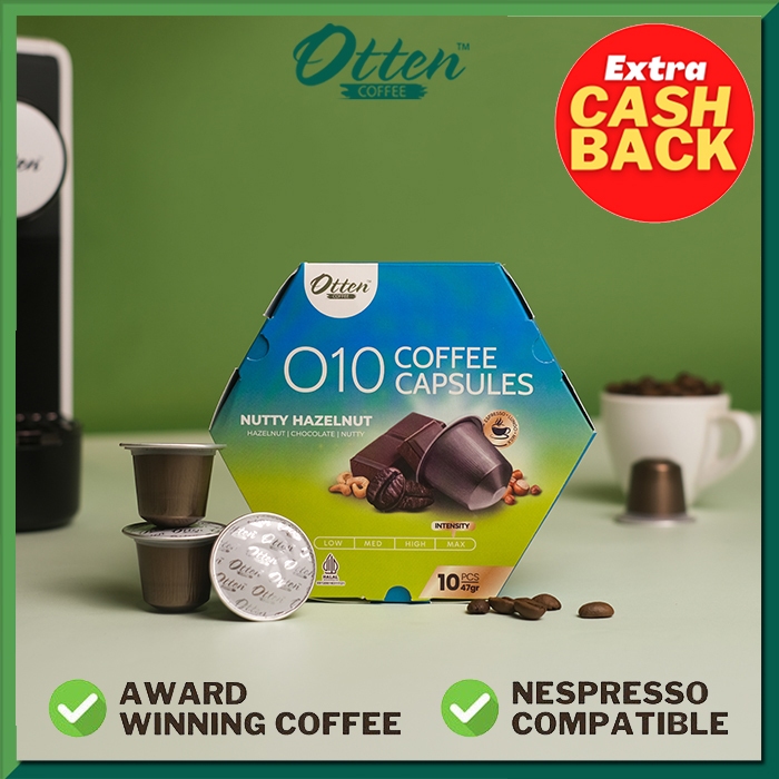 Jual Kopi Kapsul - O10 Nutty Hazelnut Coffee Capsule | Kapsul Nespresso ...