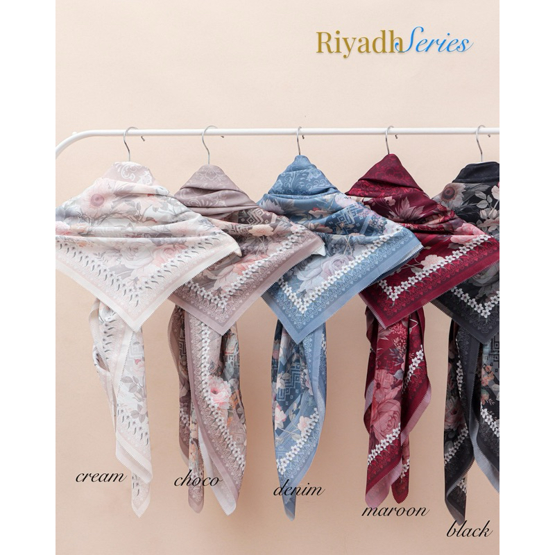 Jual Kerudung Wanita Motif Riyadh Series Voal Tryspan Ultrafine ...