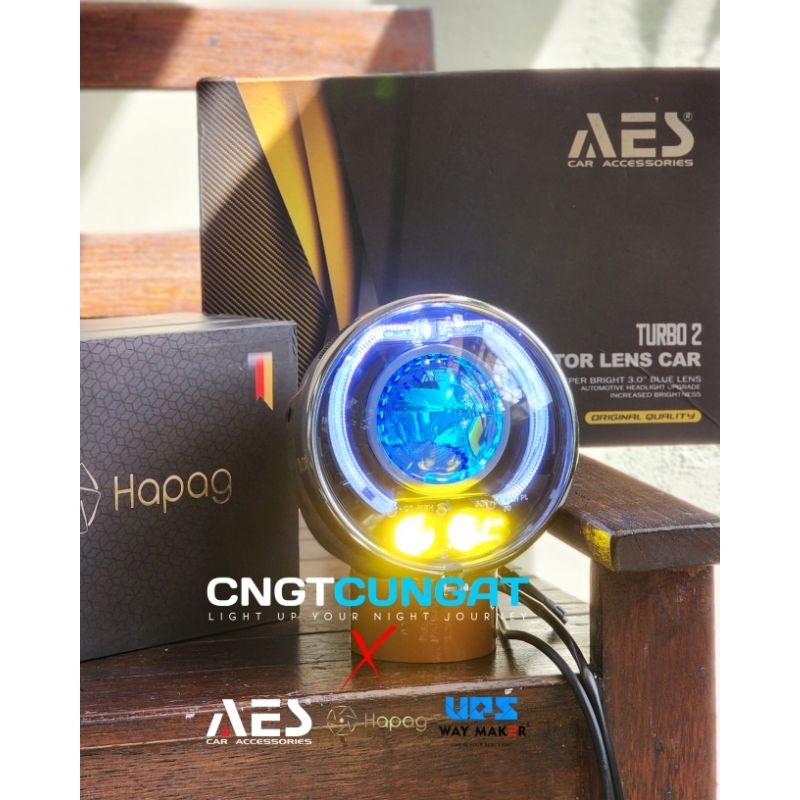 Jual Lampu Biled Set Batok CB125 5 75 Inch AES Turbo SE Experience V1 ...