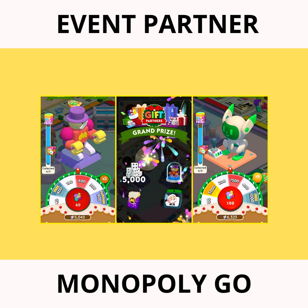 Jual Partners Monopoly - Wild Card - Tokens | Shopee Indonesia