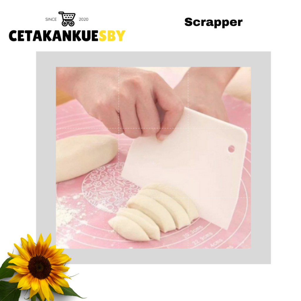 Jual [CKS] Scraper Kue/ Scrapper Alat Potong Adonan/ Spatula Cake ...