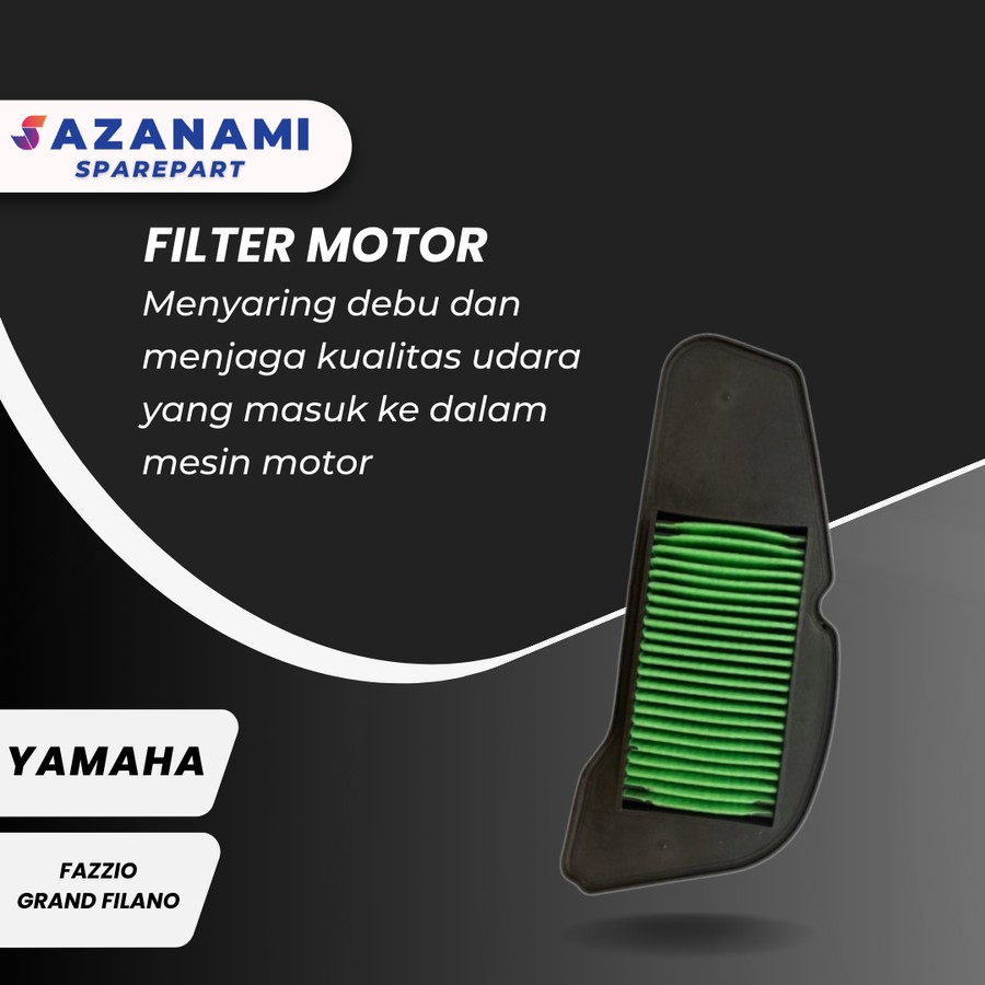 Jual FILTER UDARA MOTOR YAMAHA FAZZIO YAMAHA GRAND FILANO | Shopee ...