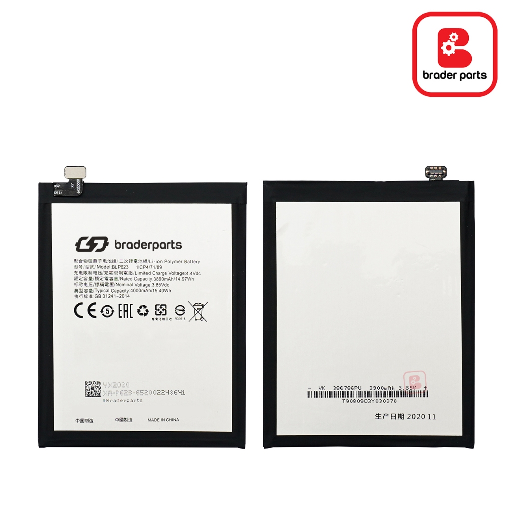 Jual BraderParts Baterai Battery 4647 untuk Model F3 Plus | R9S Plus ...