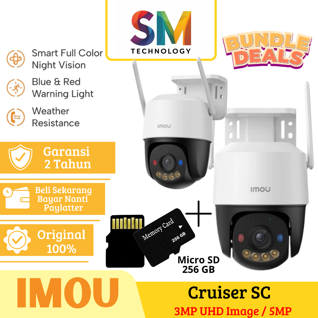 Jual IMOU Cruiser SC 3MP / 5MP Smart IP Camera CCTV Wi-Fi Outdoor (Pan ...