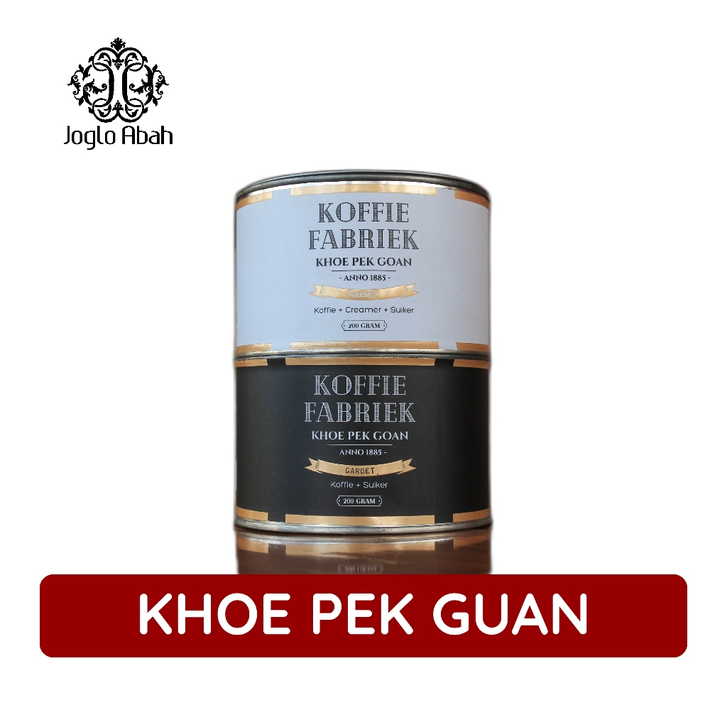 Jual Kopi Bubuk 2in1 Khoe Pek Guan Kaleng Hitam | Shopee Indonesia