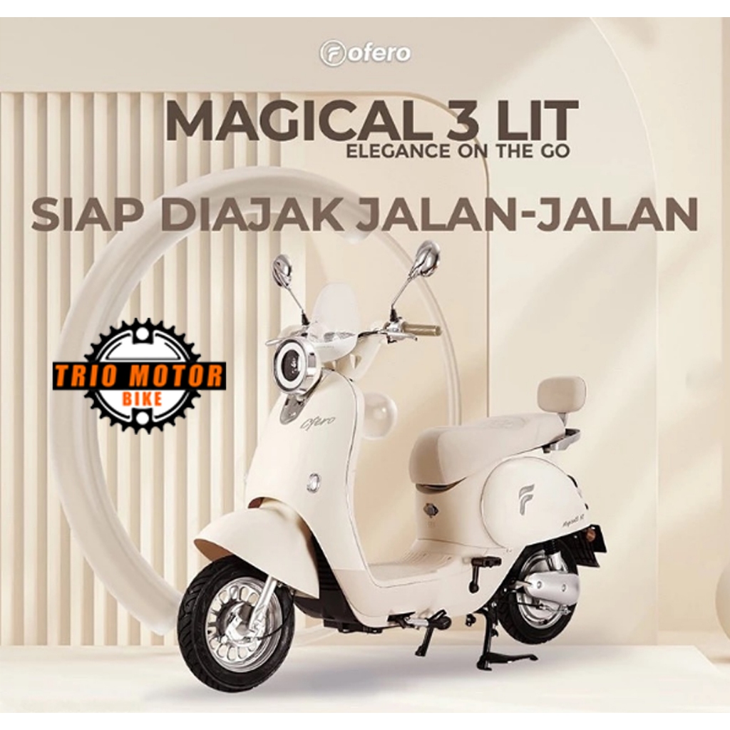 Jual Sepeda Listrik Ofero Magical 3 Lit TERMURAH BERGARANSI RESMI ...