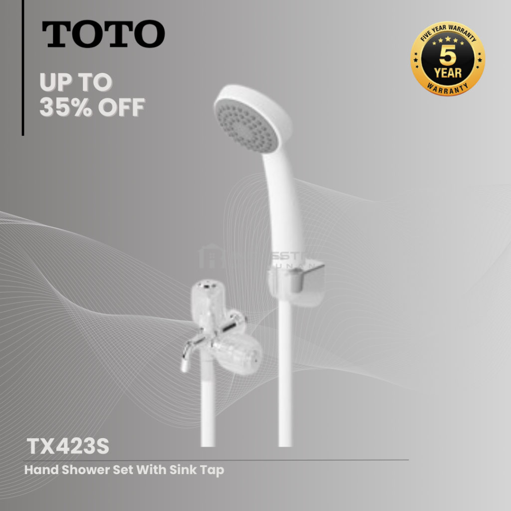 Jual Kran Shower TOTO TX423SN (With Hand Shower & Cold Only) | Shopee ...