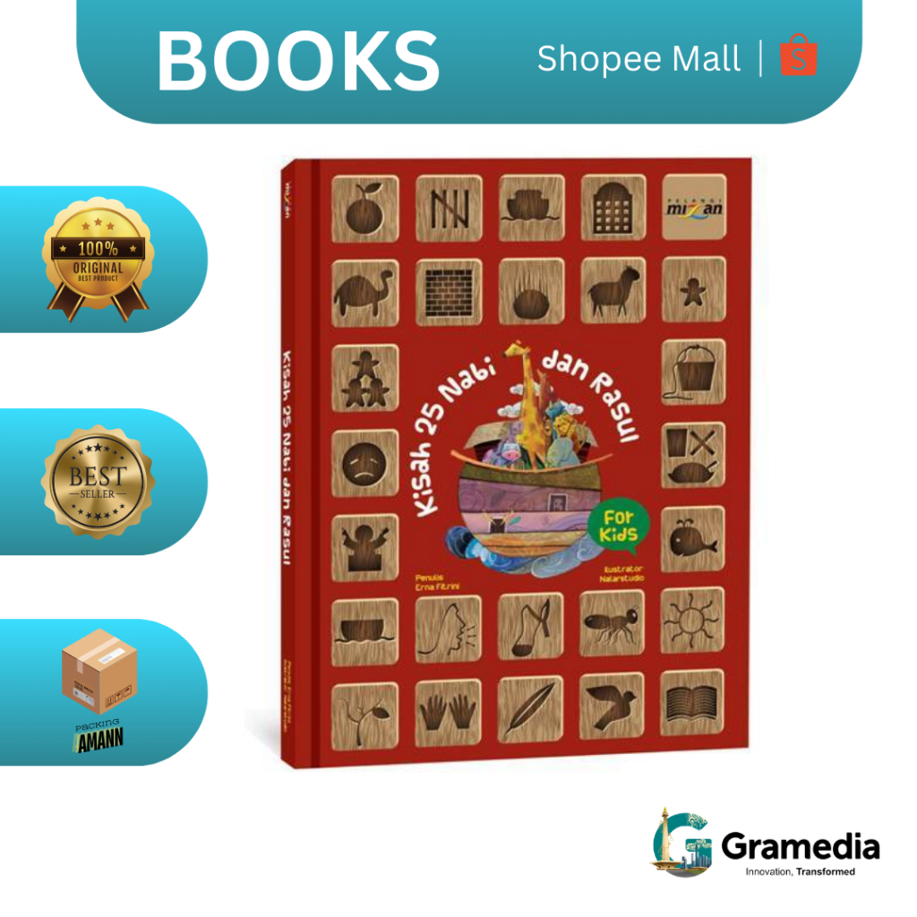 Jual Gramedia MKG - Buku Anak Kisah 25 Nabi Dan Rasul (Erna Fitrini) | Shopee Indonesia