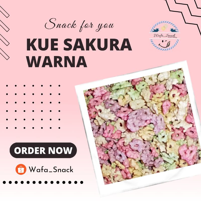 Jual KUE PILUS SAKURA CINCIN WARNA 500 gram | Shopee Indonesia