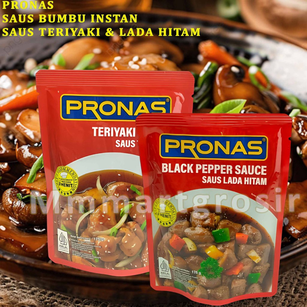 Jual Pronas Sauce / Saus Bumbu Instan / Saus Rasa Teriyaki & Lada Hitam ...