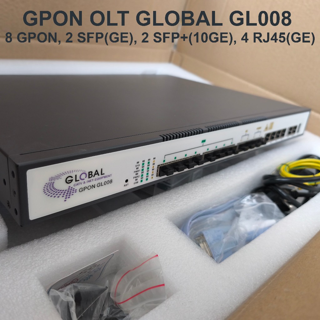 Jual OLT 8 Port GPON 8 PON GLOBAL GL008 | Shopee Indonesia