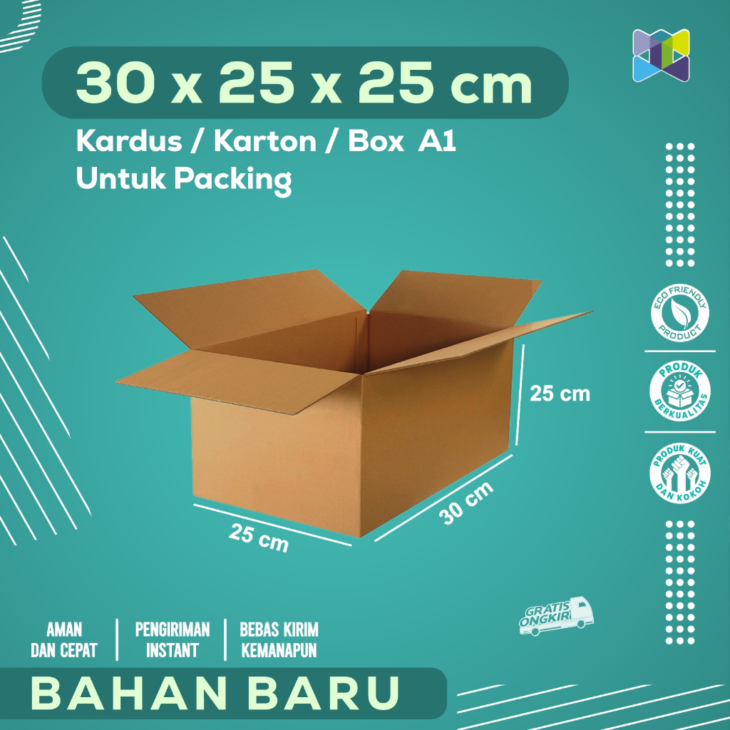 Jual Box Packing 30x25x25 / Kardus Packing / Karton Packing cocok untuk ...