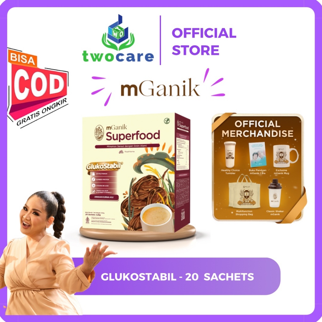 Jual MGANIK MULTIGRAIN ORIGINAL ISI 20 SACHET- Minuman Sereal ...