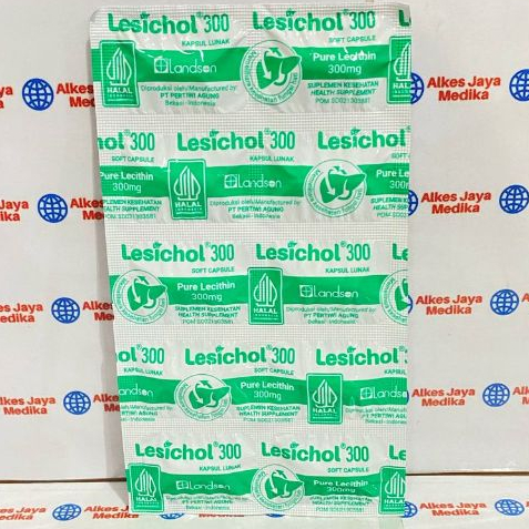 Jual Lesichol 300 Isi 10 Kapsul - Multivitamin Kesehatan Hati | Shopee ...