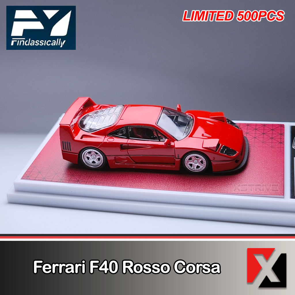 Jual Finclassically 1:64 Ferrari F40 Rosso Corsa Pop Up Headlights ...