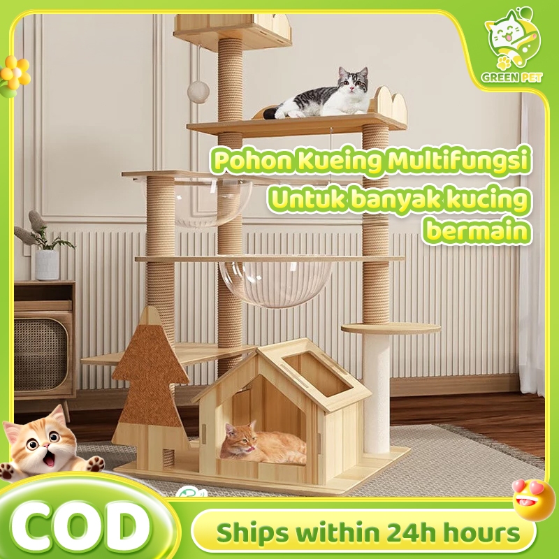 Jual Menara Kucing Cat tree condo Menara Kucing Penggaruk Rumah Pohon ...
