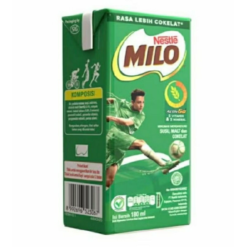 Jual MILO ACTIVE GO UHT COKLAT 180 ML | Shopee Indonesia
