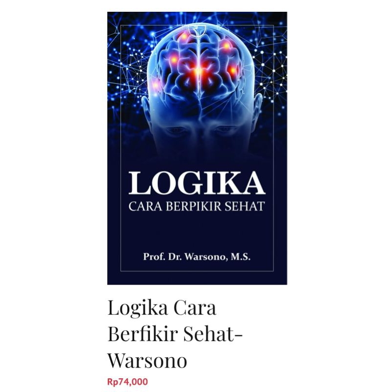 Jual Buku LOGIKA karangan Warsono | Shopee Indonesia