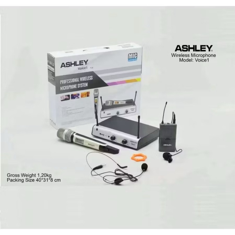Jual Mic wireless ashley voice 1 handel besi tipe phj sesuai foro ,MIC ...