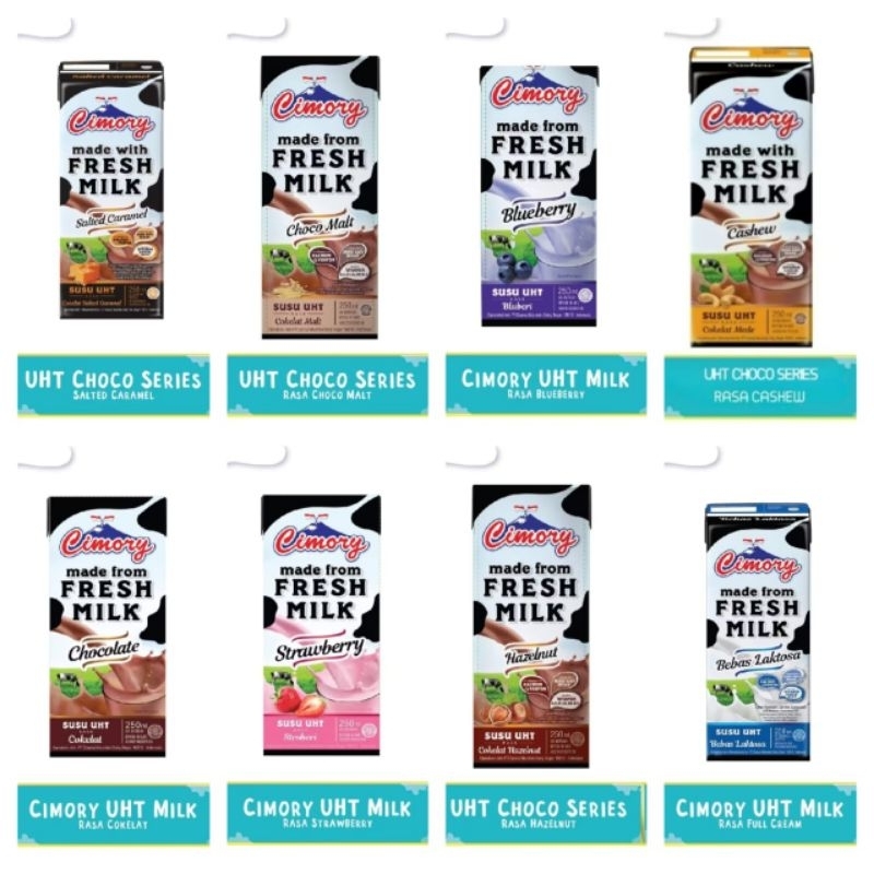 Jual Cimory Fresh Milk Susu UHT 1 box isi 24 pcs @250 ml | Shopee Indonesia