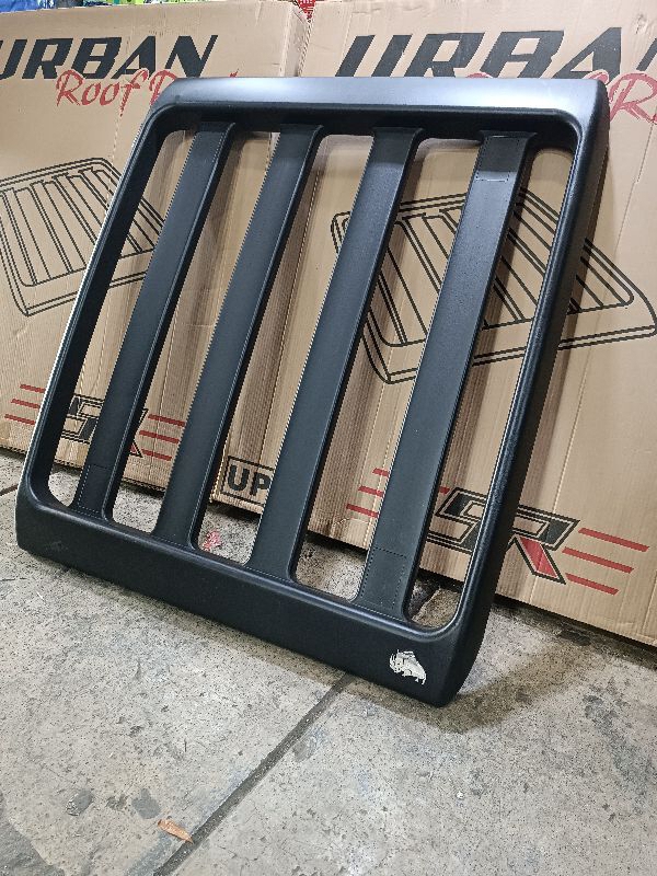 Jual roof rack atas mobil / sunrise urban roof rack / rak hitam plastik ...
