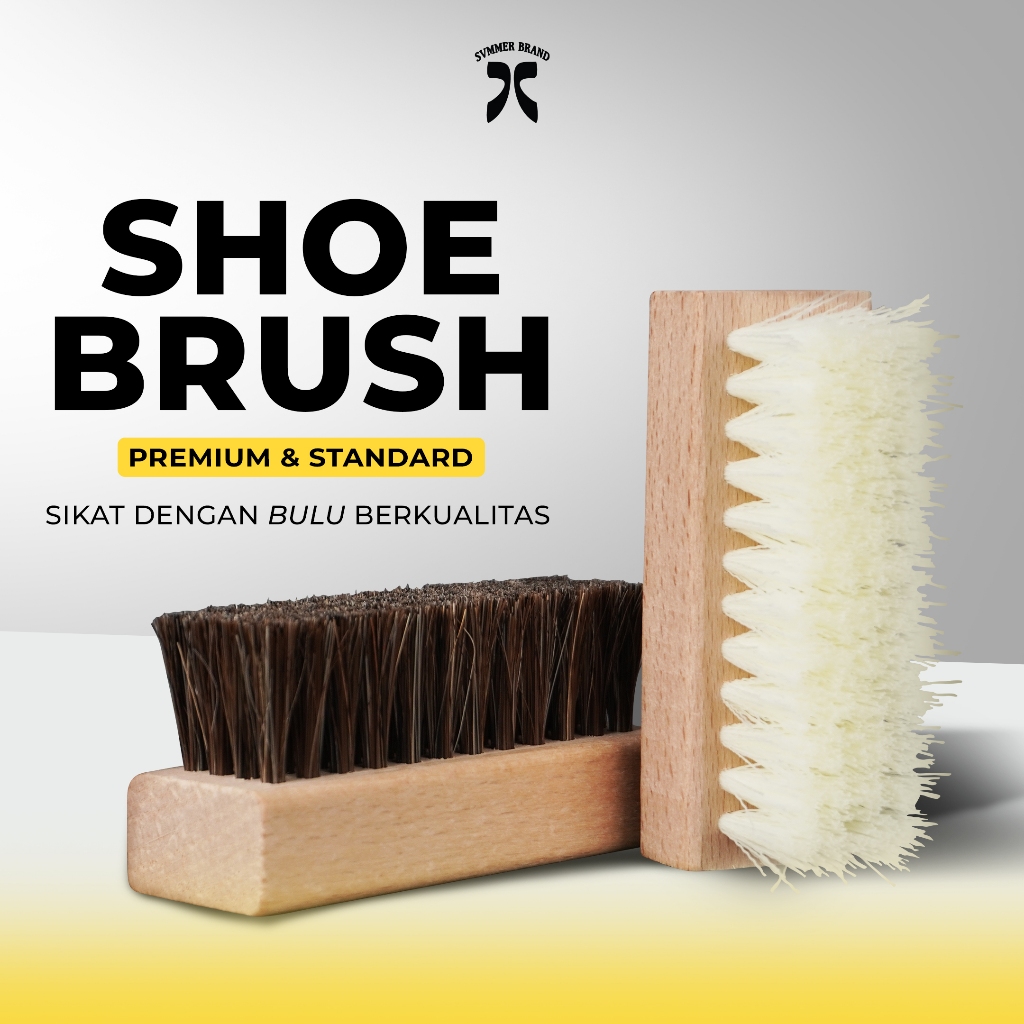 Jual SUMMER SHOES CARE Sikat Sepatu Shoe Brush Standard Premium ...