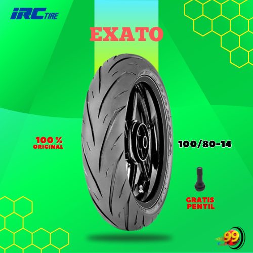 Jual Ban Motor Matic - IRC EXATO 100/80 Ring 14 Tubeless | Shopee Indonesia