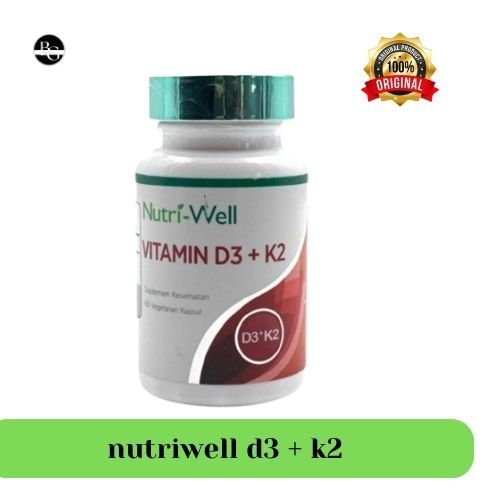 Jual Nutriwell Vitamin D3 + K2 isi 60 Capsules | Shopee Indonesia