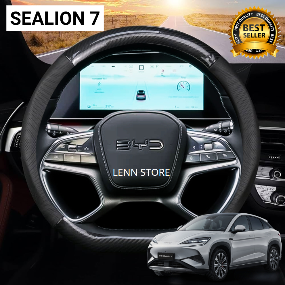 Jual Cover Sarung Stir Carbon Mobil BYD SEALION 7 2025 2026 | Shopee ...